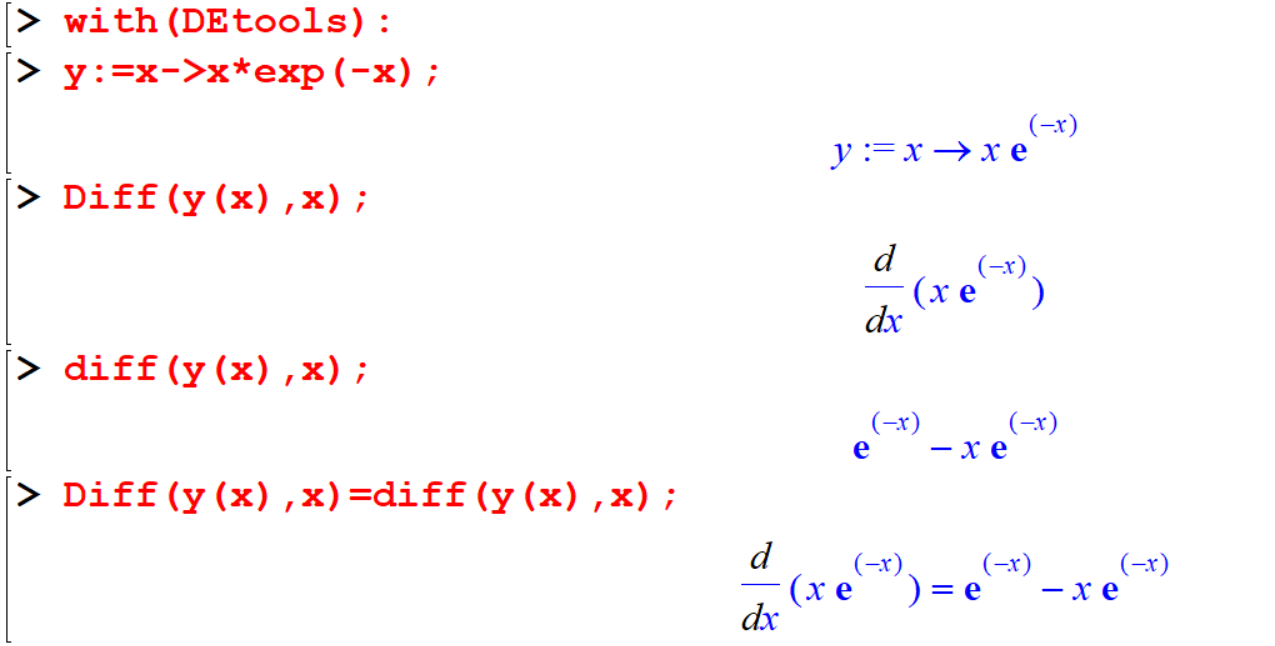 Lesson 7 Differential Equations | Maple
